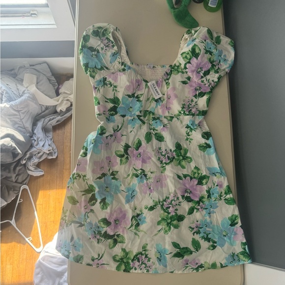 Old Navy | Dresses | Old Navy Summer Dress In A Beautiful White Blue ...